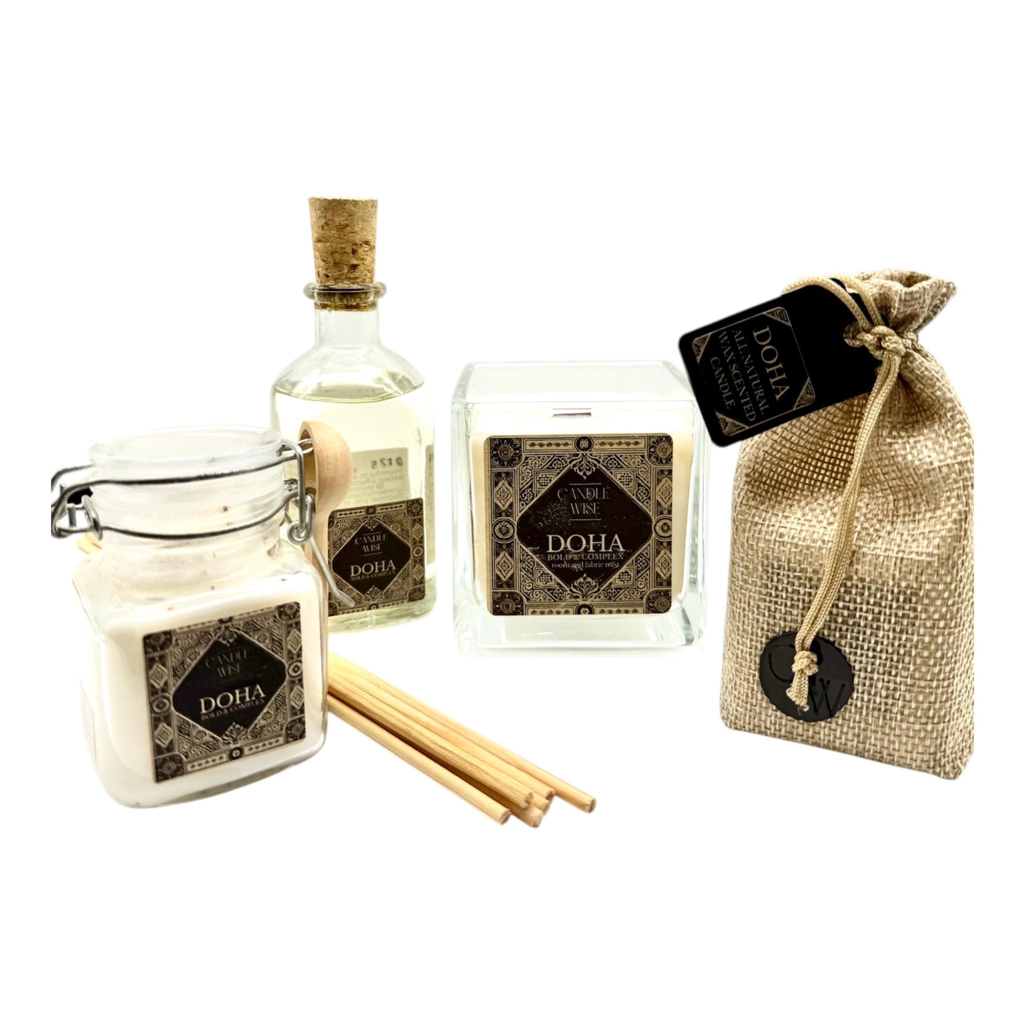 Doha Collection – Spicy & Woody Home Fragrance | Candle Wise